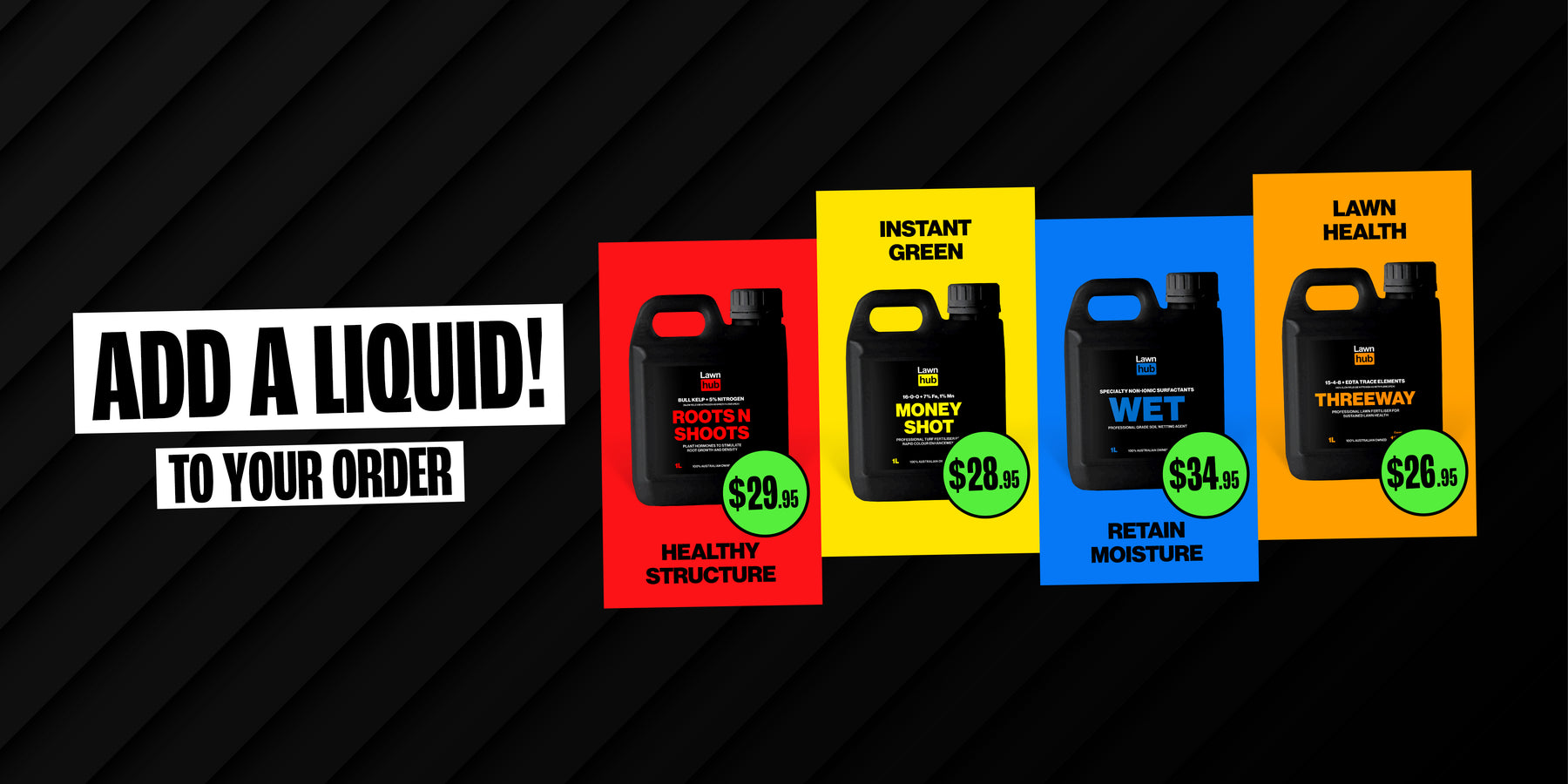 Delivering professional grade lawn care products direct to your home.