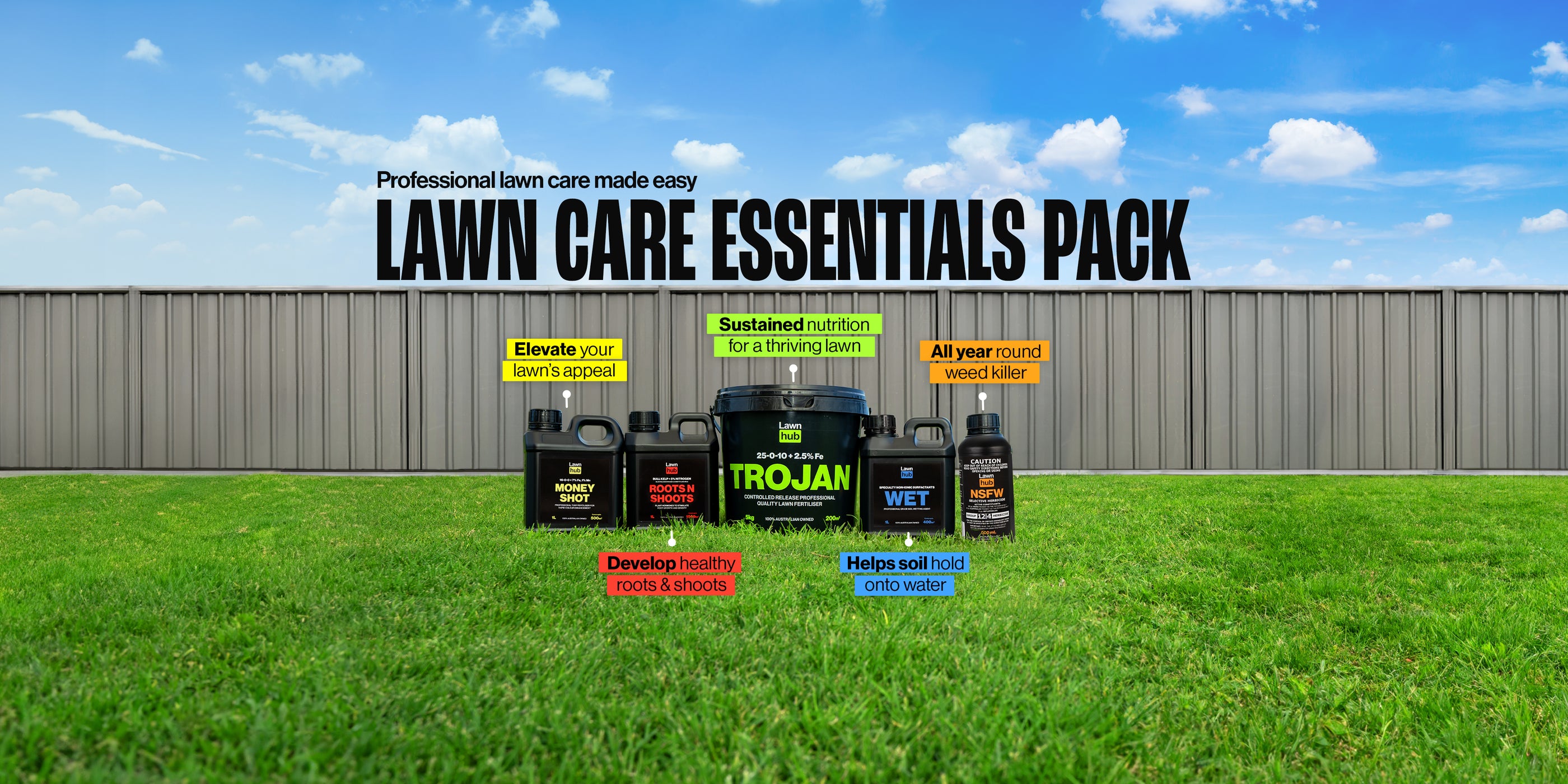 Delivering professional grade lawn care products direct to your home.