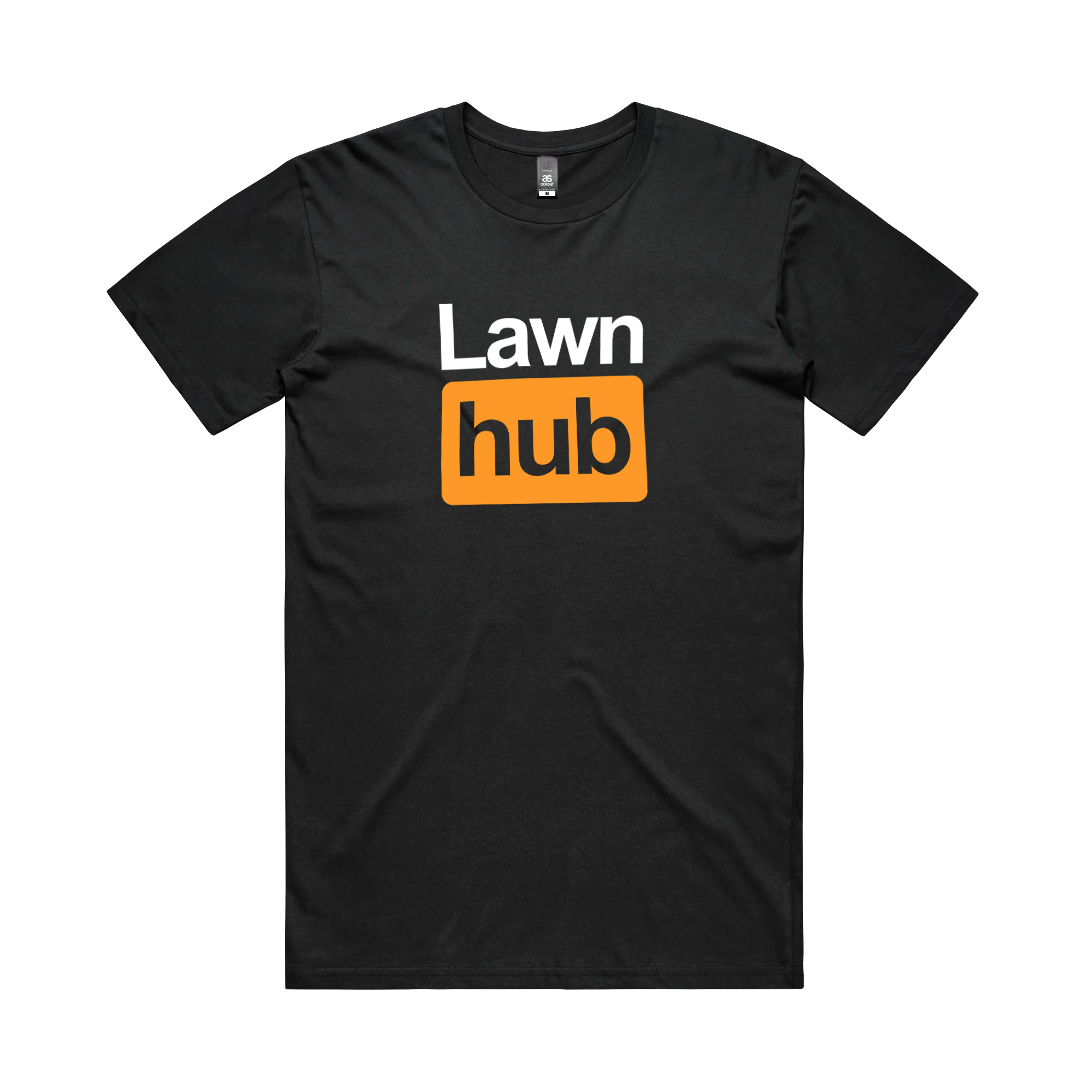 Lawnhub Black T-Shirt | Lawnhub Merchandise | Lawnhub